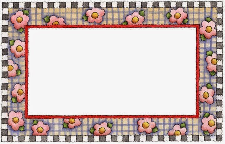 Flowers in Country Style: Free Printable Frames, Borders and Labels ...