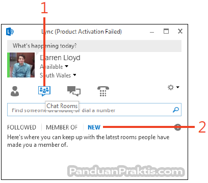 Cara Mengubah View Ruang Chat Di Lync 2013