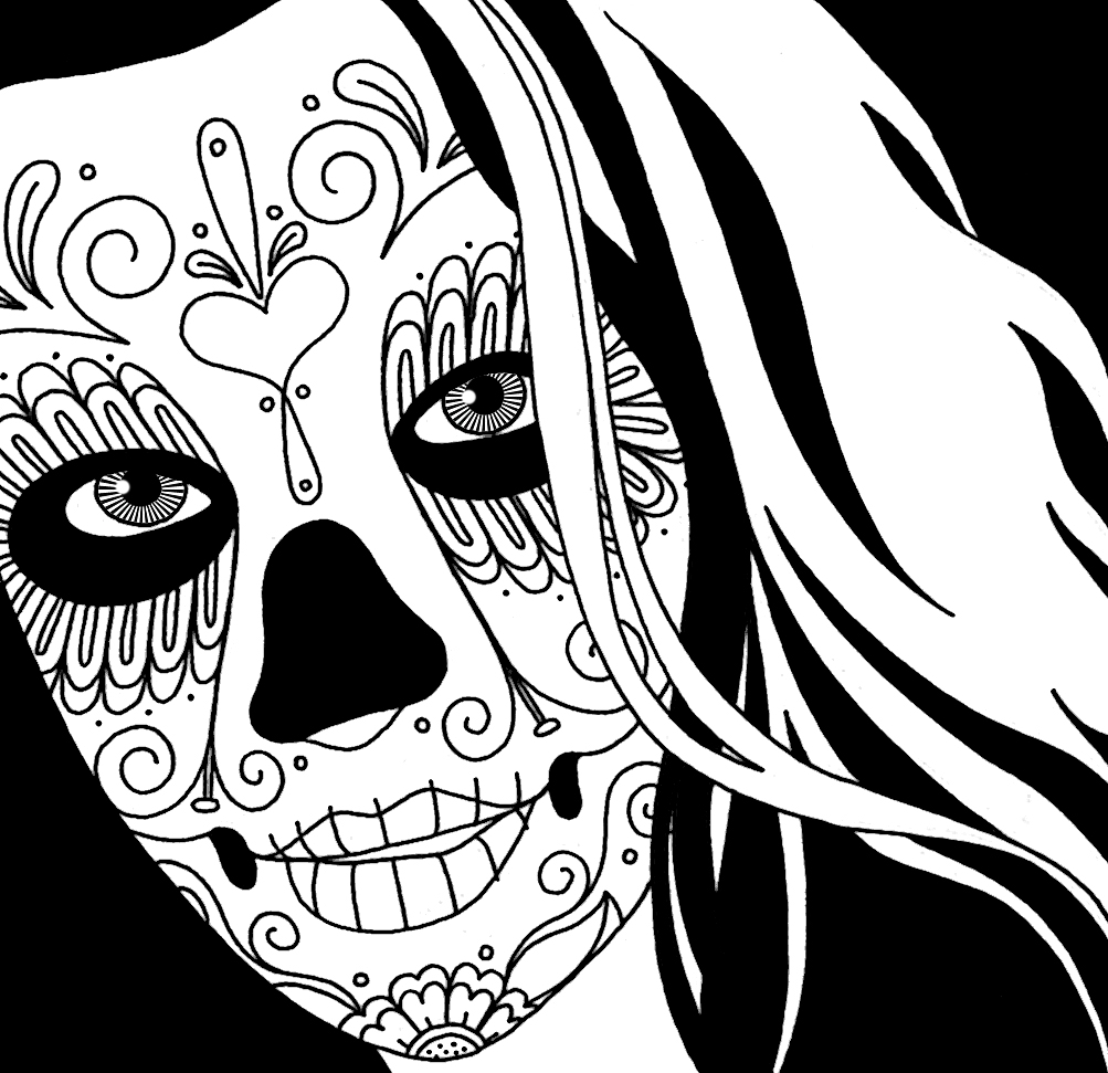 Yucca Flats, N.M.: Calaca-A-Day 365 Project Day 162 - +Madeline Muñoz ...