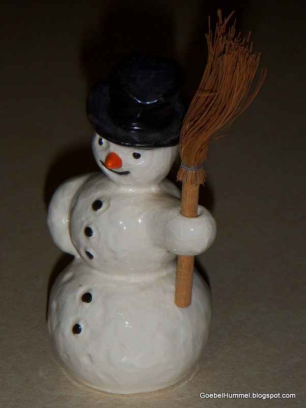 Goebel Hummel: Goebel Hummel Figurine Christmas Snowman With Broom ...