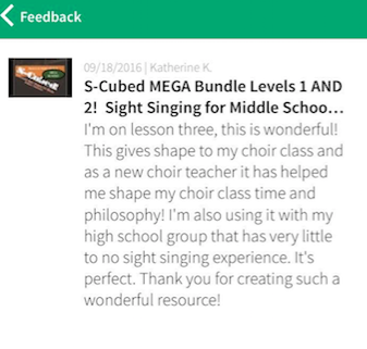 Testimonials about my Sight Reading and Sight Singing Program S-Cubed ...
