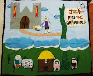 Rabbit The Penguin: Another DIY Fairy Tale Playmat - Jack And The Beanstalk