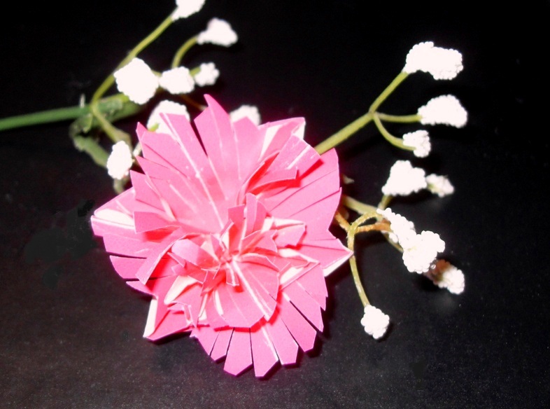 ComJeitoeArte: Flores em papel - cravo