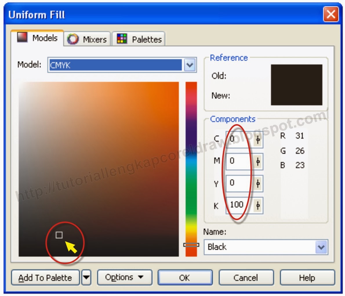 Tutorial Belajar CorelDraw: Mengenal Uniform Fill pada CorelDraw