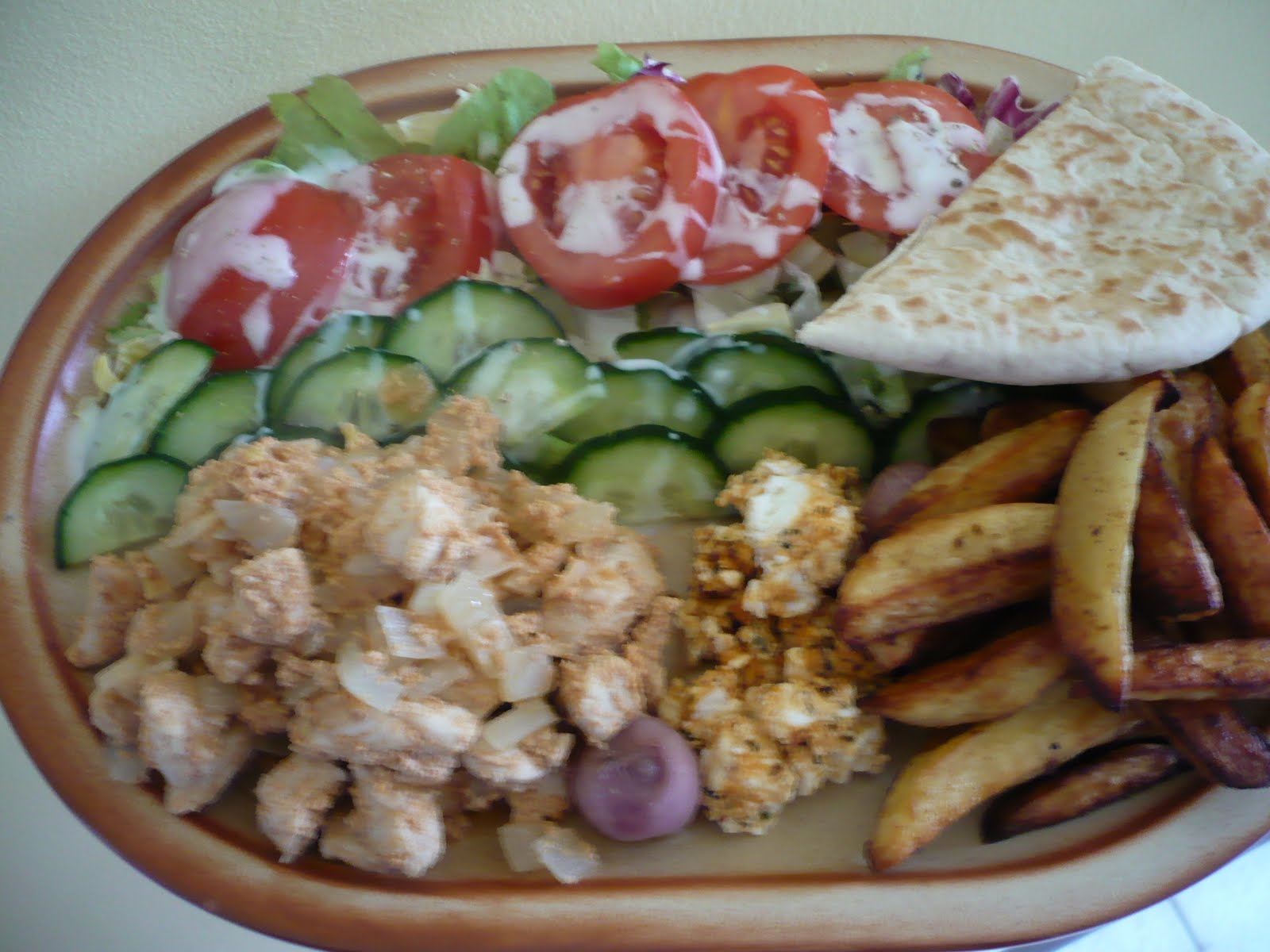 Celle qui cuisinait ou le plaisir de cuisiner: Un amour d'assiette pitta