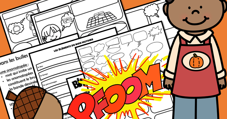 la classe de caro.: BANDES DESSINÉES Écriture créative – L’automne