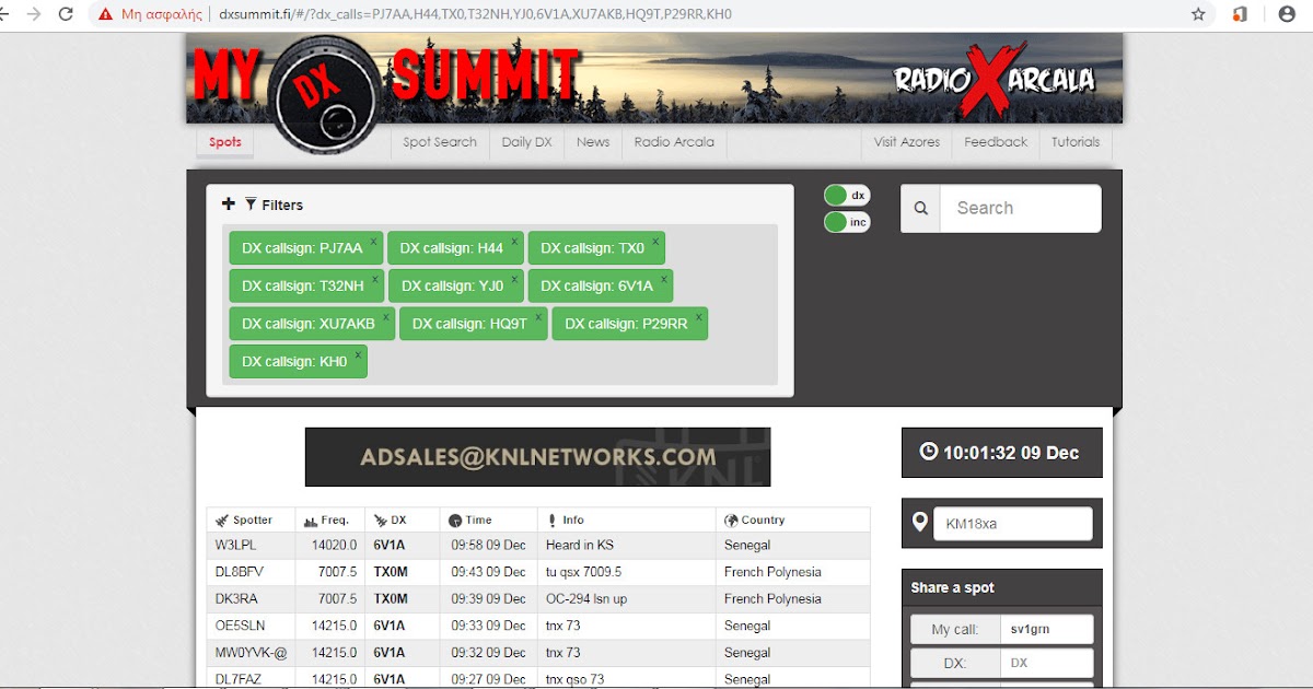 SV1GRN: Σ/κ με ελάχιστη ρ/ε δραστηριότητα