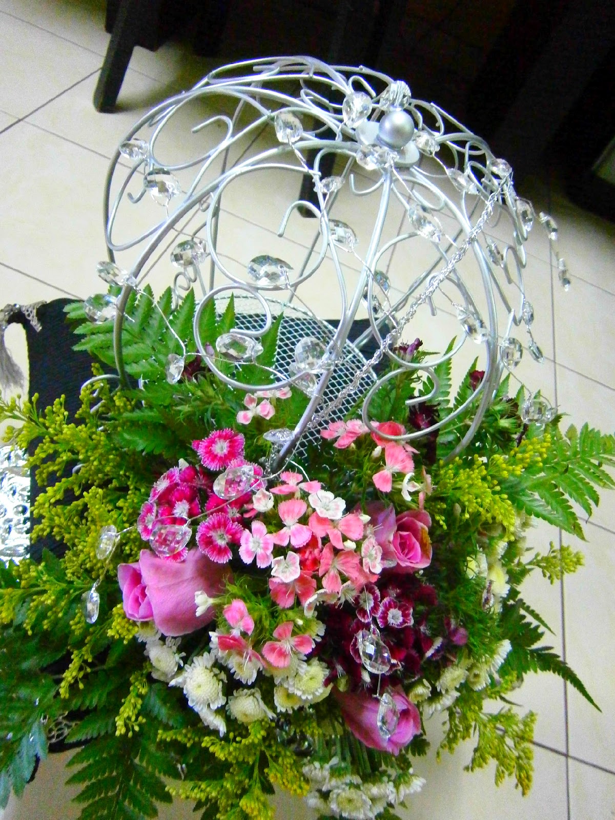 AKU AMIRUL SYAFIQUE: Gubahan hantaran bunga rampai, sejadah, fresh flower