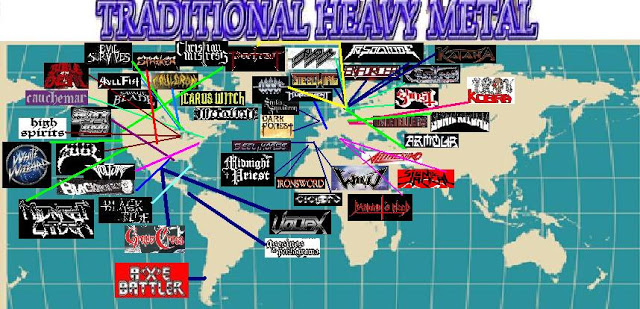 LOS PRINCIPALES GENEROS DEL ROCK: MAPA GEOGRAFICO DONDE NACIERON LAS ...