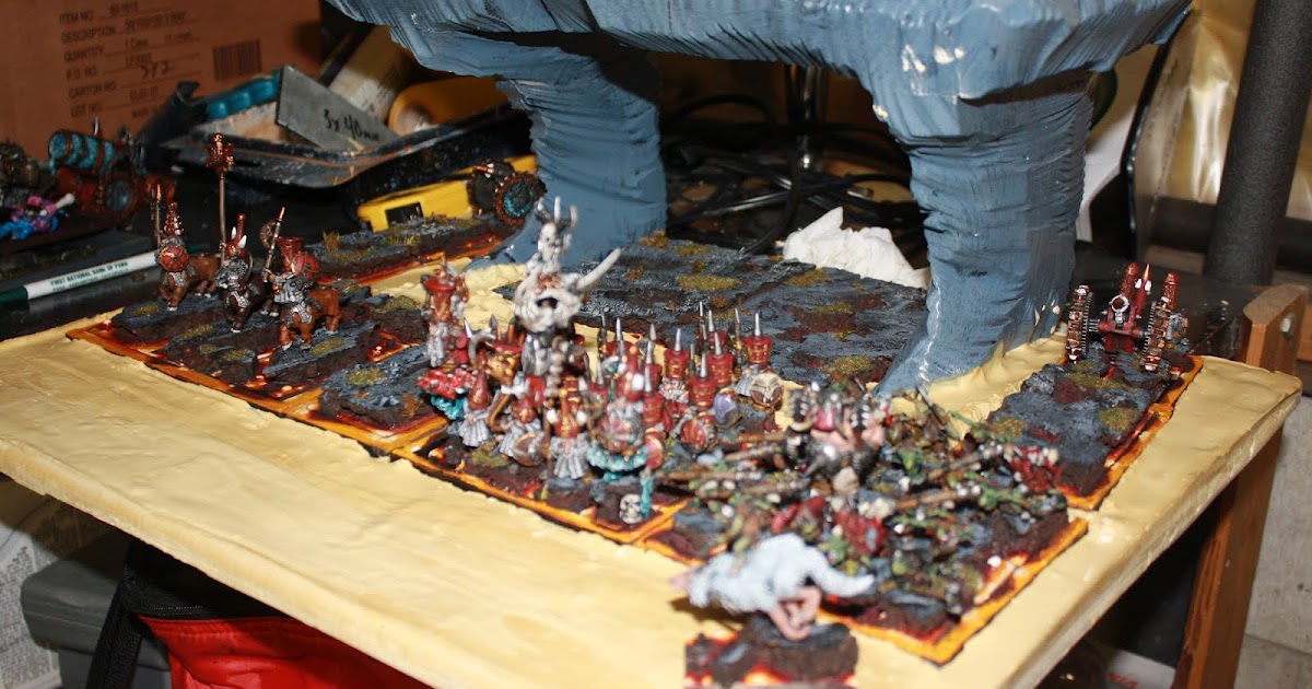 MF WARS: Chaos Dwarf Display Board on Chuck's Plog