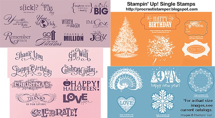 procrastistamper: NEW Single Stamps - 3 Never Before Seen!