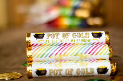 Creative Party Ideas by Cheryl: "Pot of Gold" Rolos for St. Patty's Day!