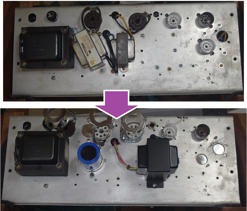 ギターアンプの修理屋さんです by GAMPS: Fender Champ SF modifying to Princeton AA964