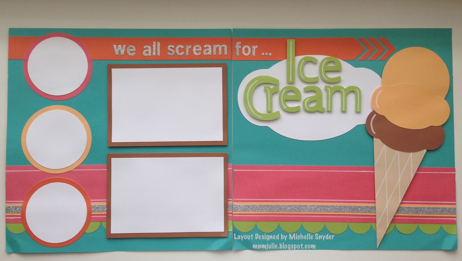Monumental Moments: we all SCREAM for ICE CREAM layout
