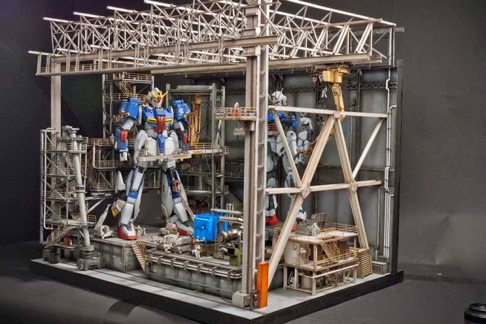 Custom Build: 1/60 Gundam Assemble Plant / Hangar Diorama - Gundam Kits ...