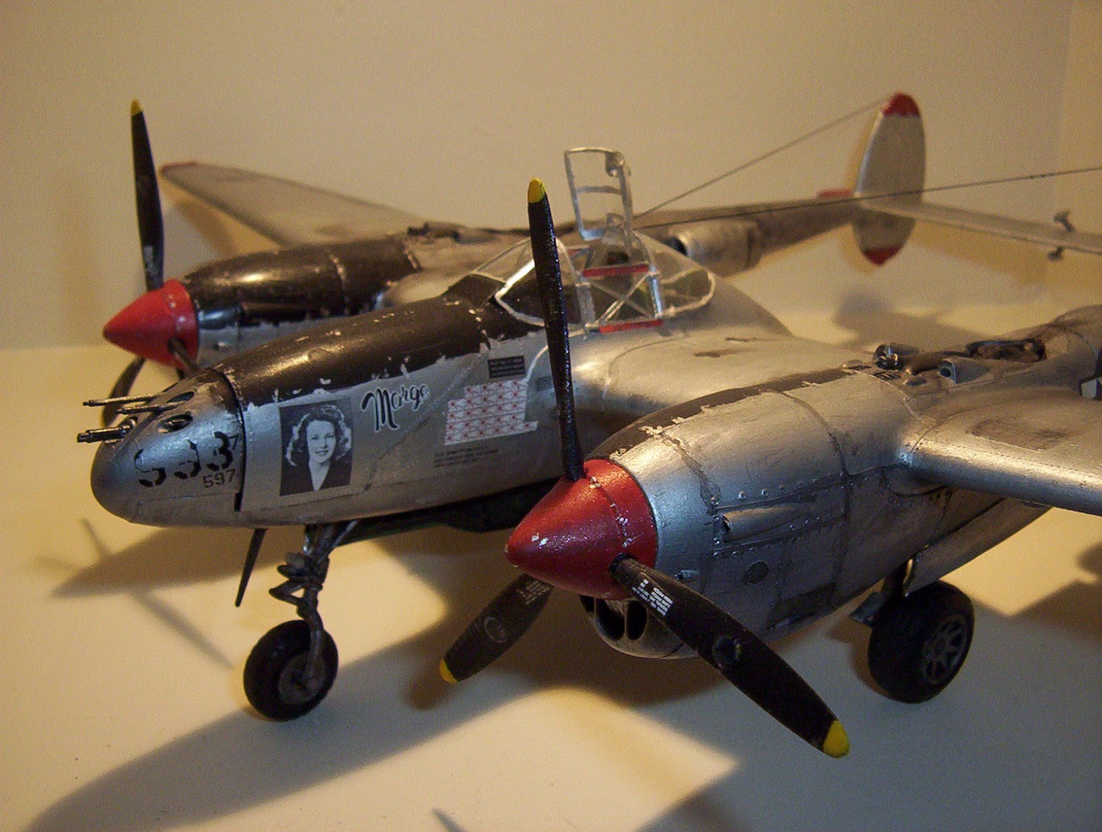 Scale Model Hobby: Lockheed P-38 J Lightning 1:48 scale