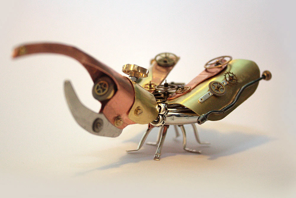 LA CIENCIA DE LA VIDA: Insectos steampunk de Tom Hardwidge