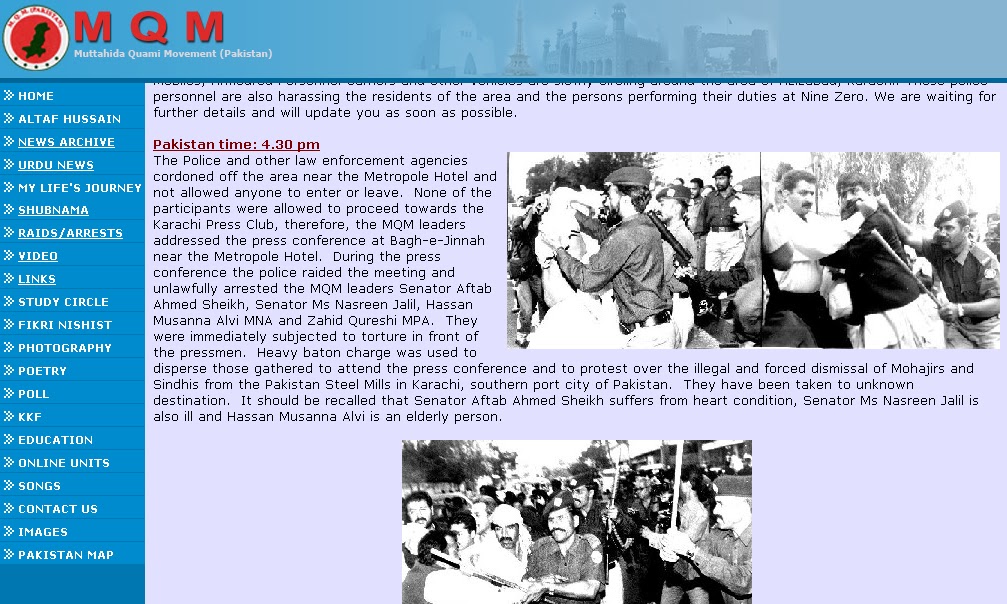 Chagatai Khan: MQM Jeay Sindh Alliance (Historical Documents).