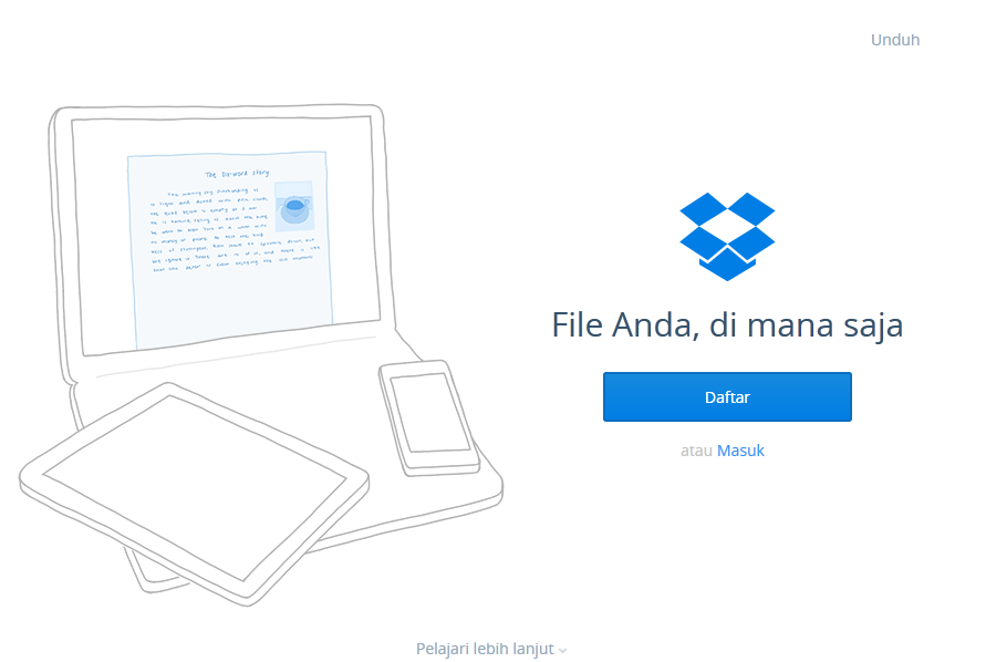 Apa itu DropBox dan Bagaimana Cara Penggunaannya ? ~ Muslimah In Tech