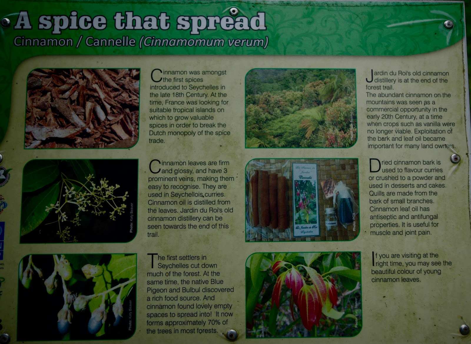Chrismate: PART 1 - SPICE GARDEN / 'Le Jardin du Roi', Mahé, Seychelles.