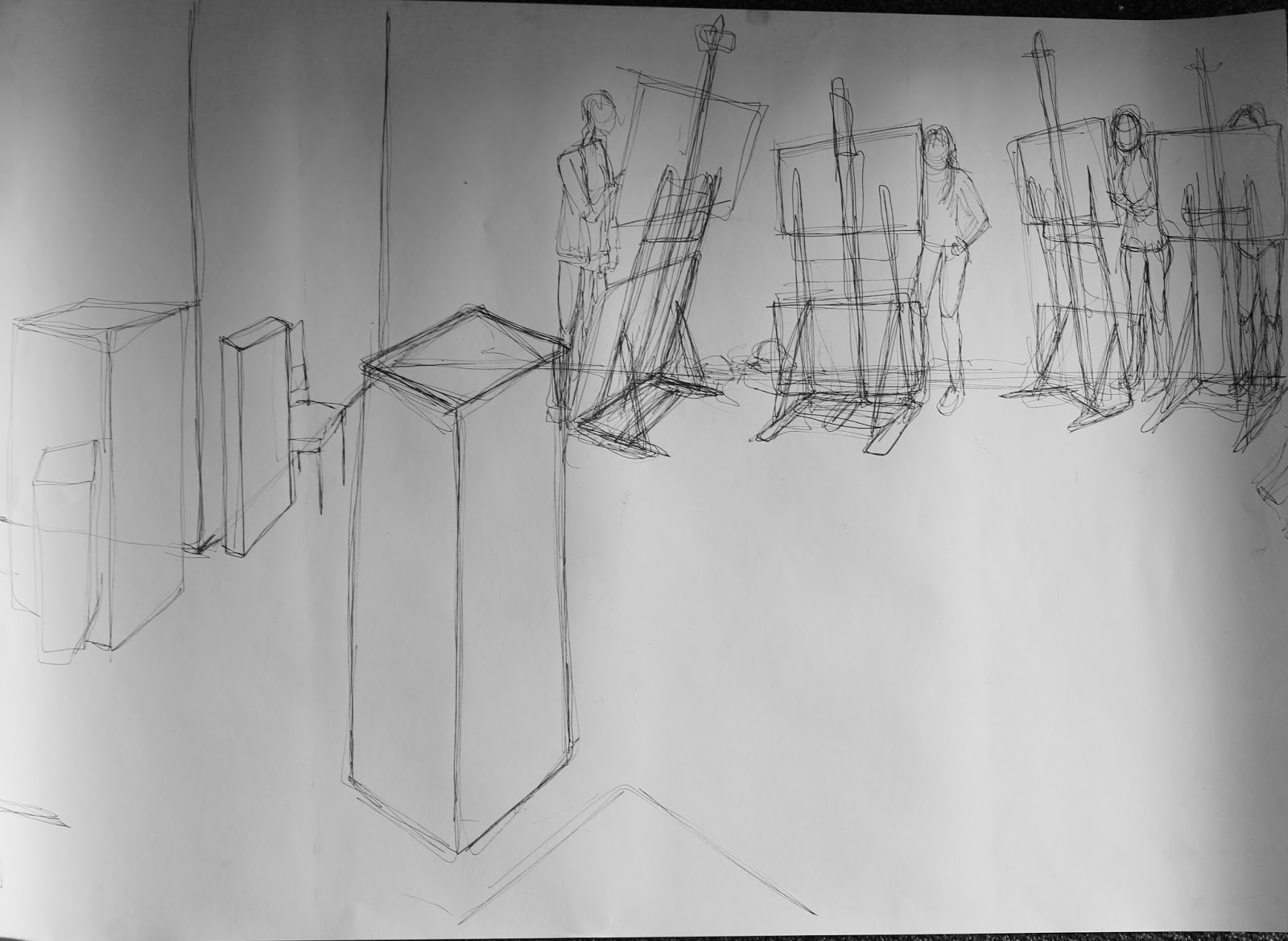 Lesson 5 - Three-dimensional drawing - Karolina Sedilekova online portfolio