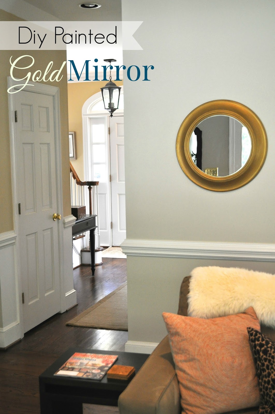 The Collected Interior: Diy Painted Gold Mirror ...