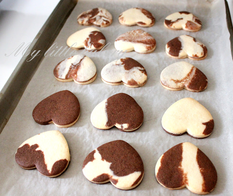 My little bakery 🌹: "Marble" cookies..