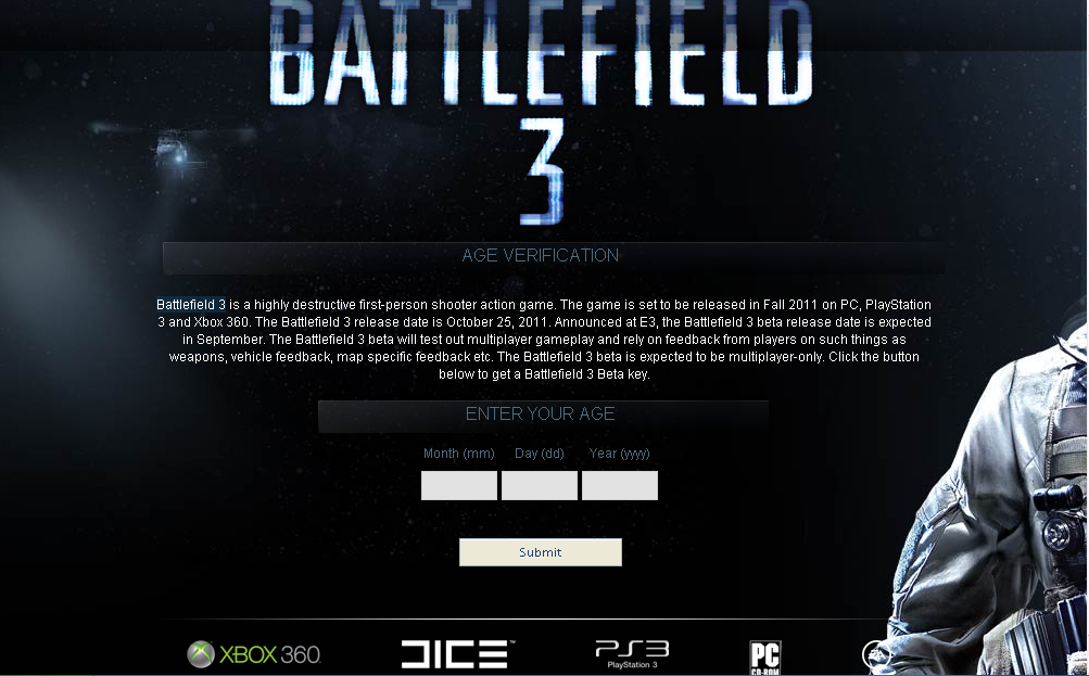 Free Viral PPD Scripts: Battlefield 3 Free PPD Script