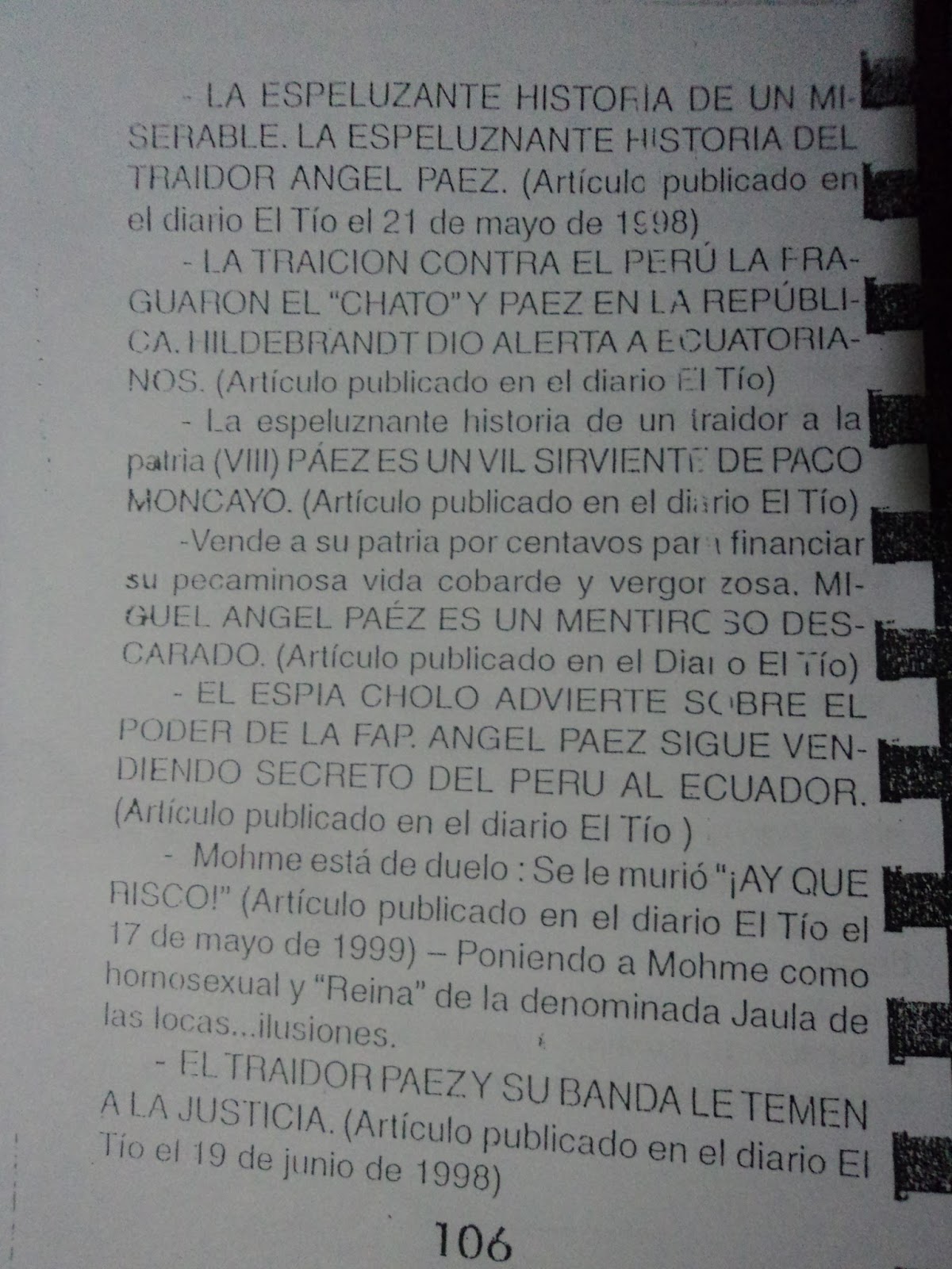 La Diarios chicha en el gobierno de Alberto Fujimori: LOS DIARIOS ...