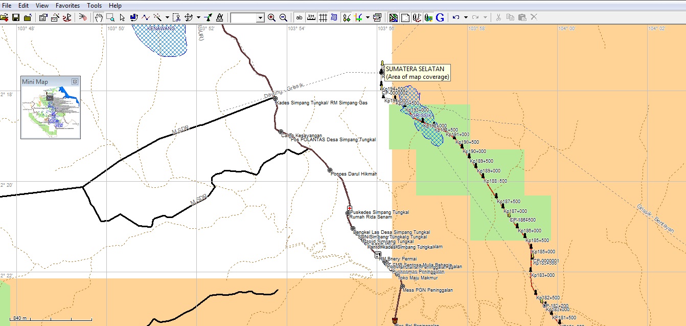 GRISSIK - SOUTH SUMATRA INDONESIA: Gmapsupp.img - Grissik Area
