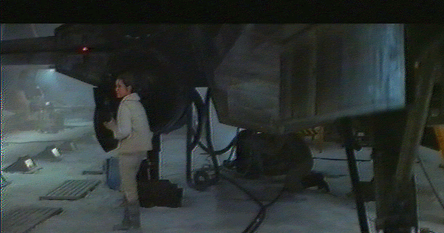 Princess Leia in the Hoth hangar