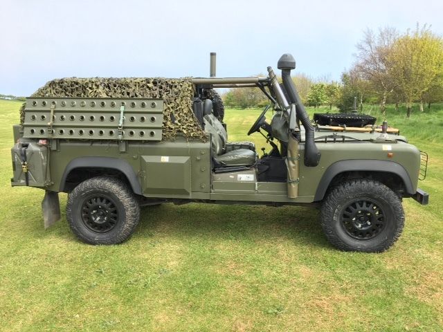 Landrover Defender: Land Rover Defender Wolf WMIK Ex Military Armoured Body