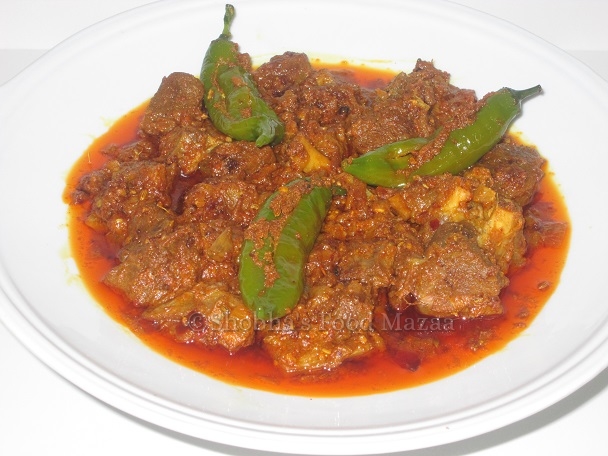 Shobha's Food Mazaa: ACHARI GOSHT / MUTTON CURRY WITH PICKLE SPICE MIX