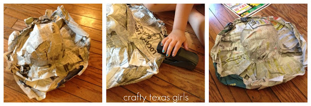 Crafty Texas Girls: Recycled Fashion- Earth Day Hats & Dresses