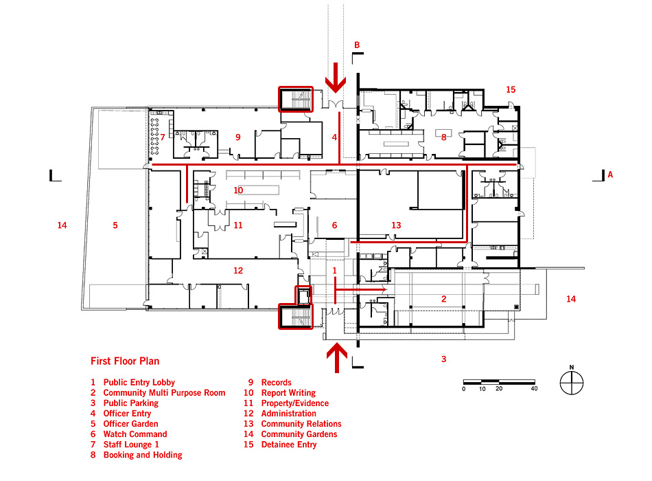 ARCH 3611 FALL11 MDARGENIO: LAPD Rampart Station-Los Angeles, California
