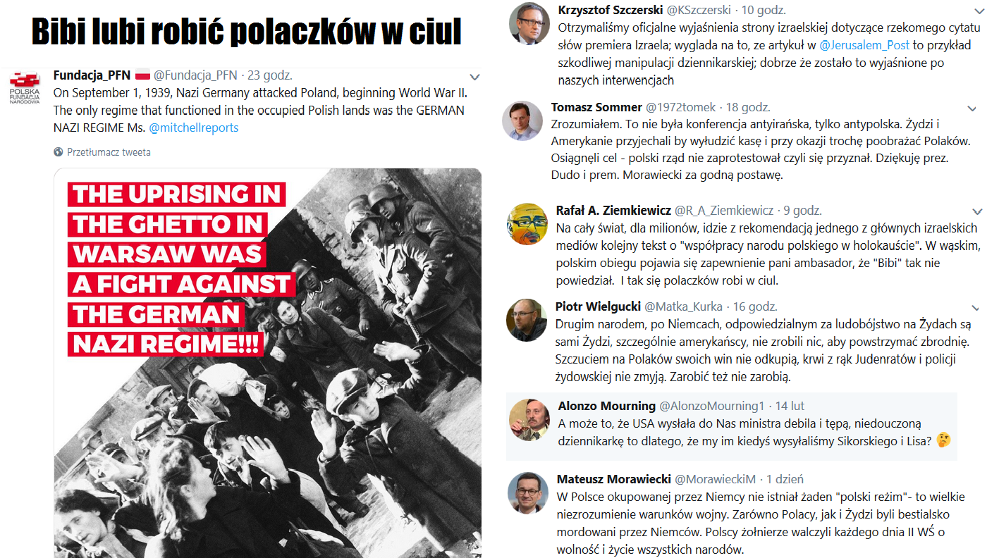 Polish Holokaust: Bibi lubi robić polaczków w ciul