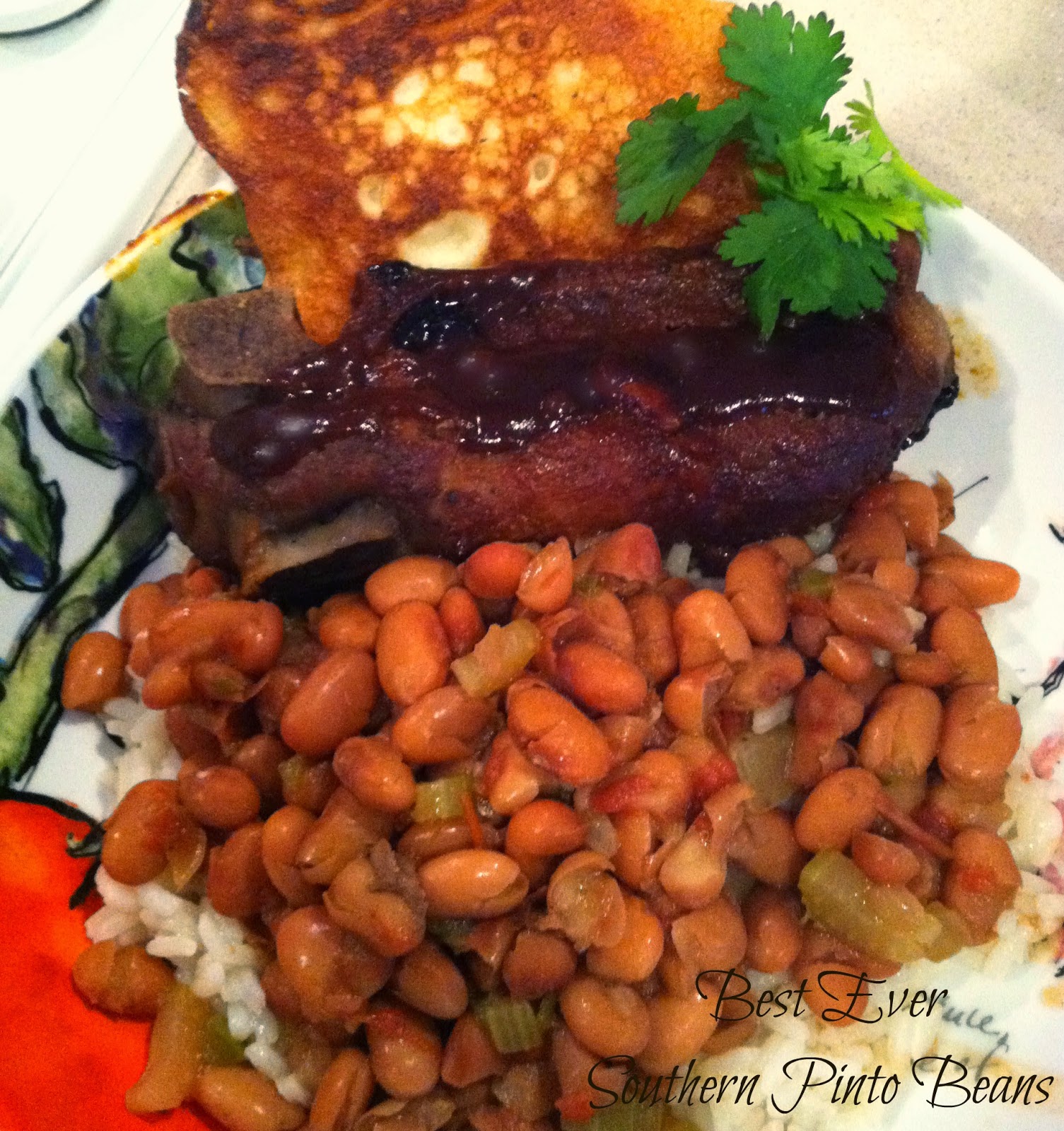 Estelle's: BEST EVER SOUTHERN PINTO BEANS......TEXAS STYLE!