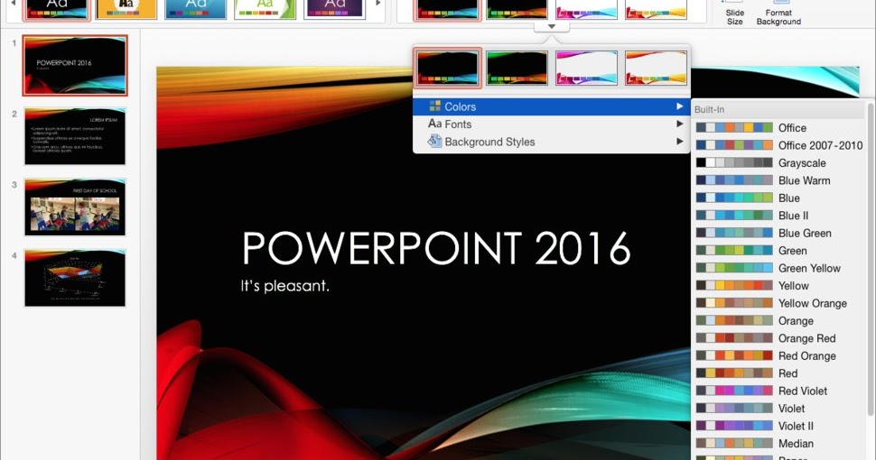 Microsoft: --> Microsoft Windows PowerPoint