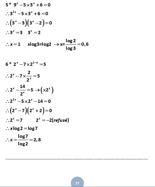 ALGEBRE CHAPITRE 2 | 2EME SECONDAIRE