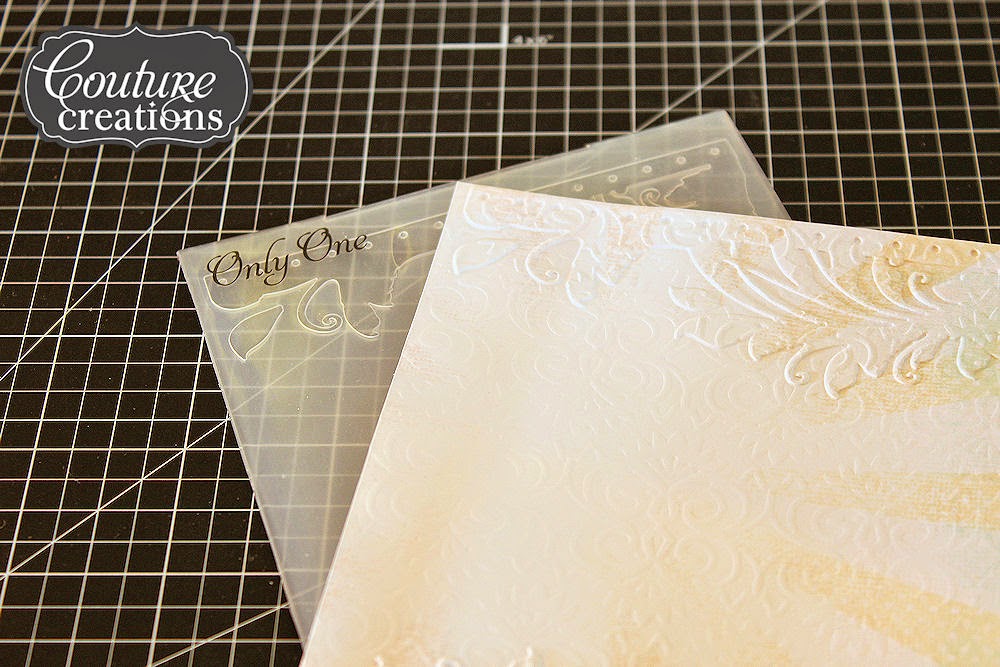 Couture Creations - Double embossed card. - imagine the possibilities