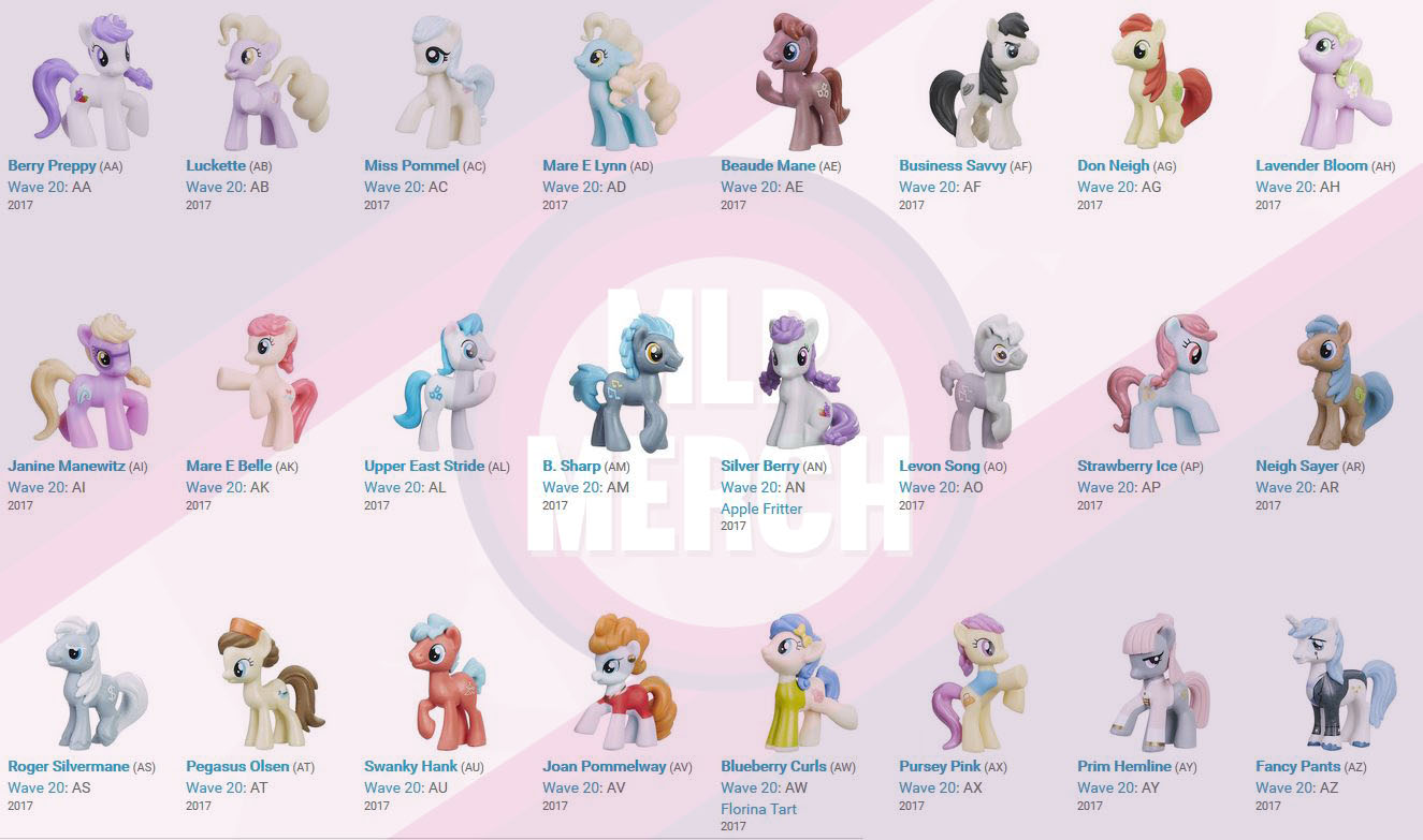 Exclusive: Wave 19 and 20 Megapost: Lots of images and codes! | MLP Merch