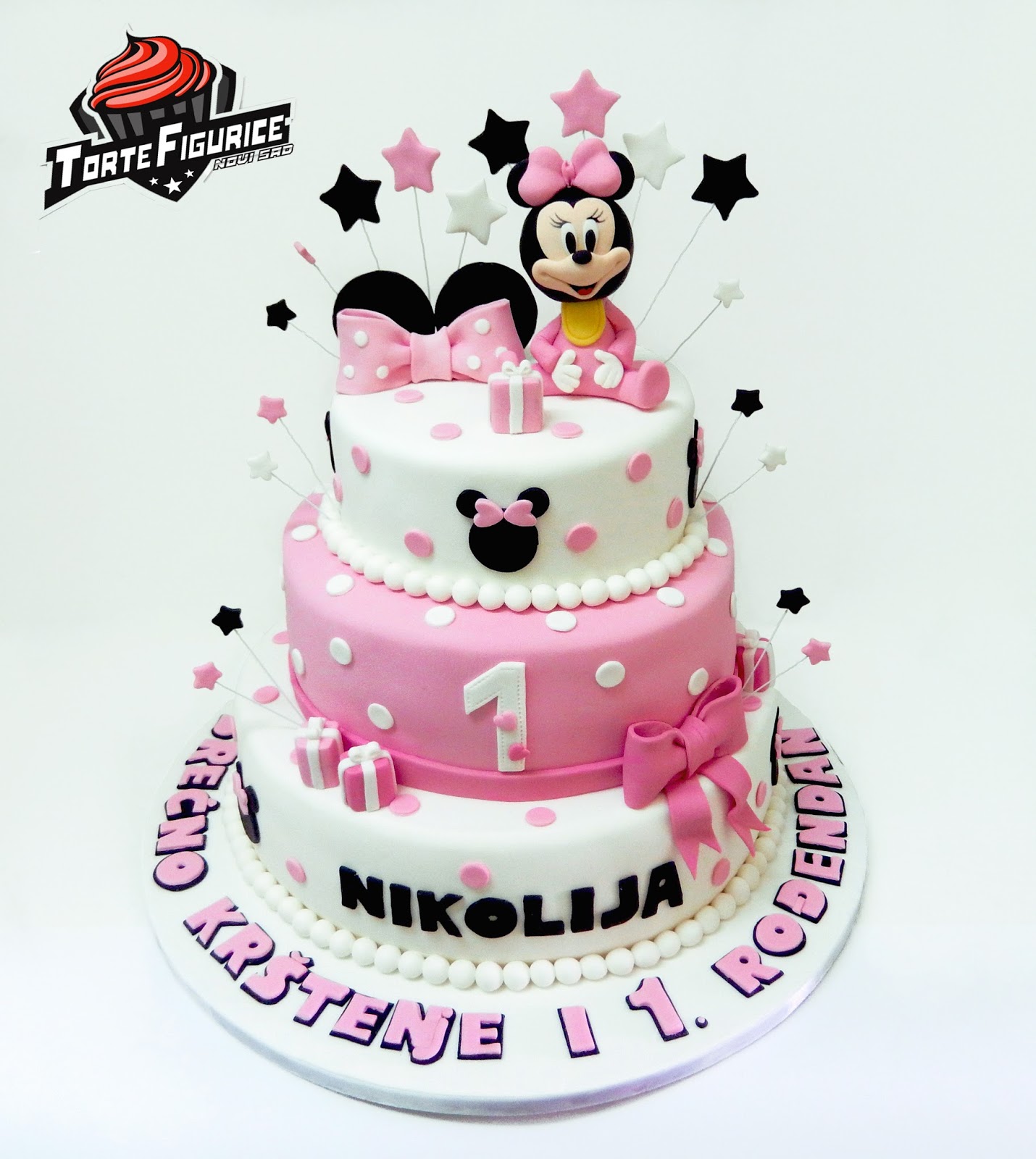 Torte i slatkiši : Mini Maus beba torta (Minnie Mouse baby cake)
