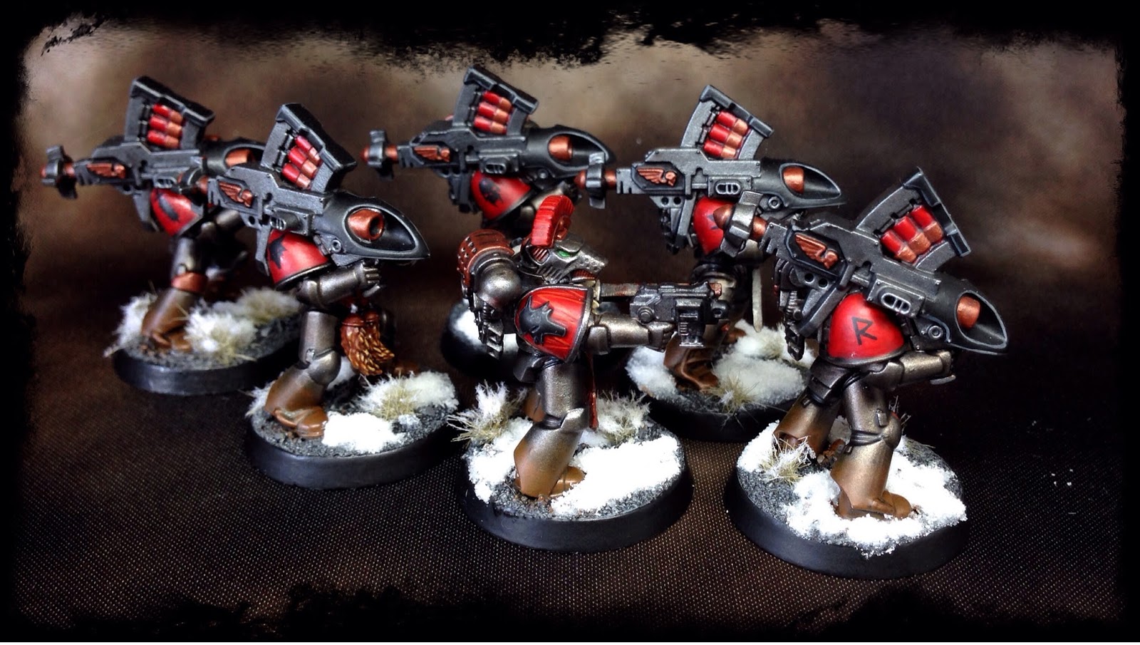 Objective Secured: Space Wolves Long Fangs with Missile Launchers