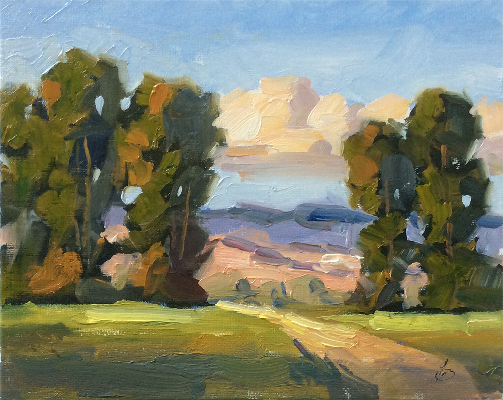 TOM BROWN FINE ART: CALIFORNIA IMPRESSIONIST LANDSCAPE by TOM BROWN