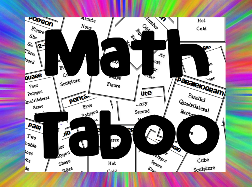 Tales of Frogs and Cupcakes: Math Taboo Now Available!