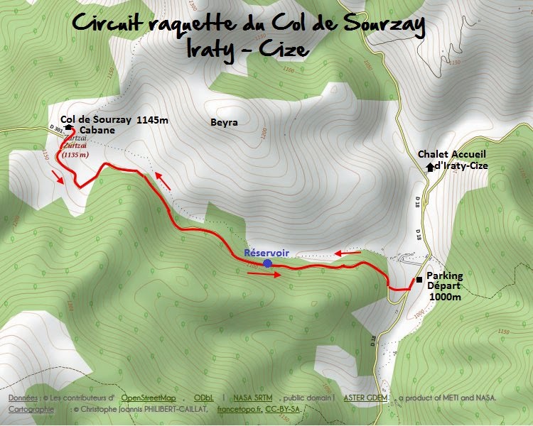Garazi Baigorry Rando: Iraty-Cize raquettes : Col de Sourzay