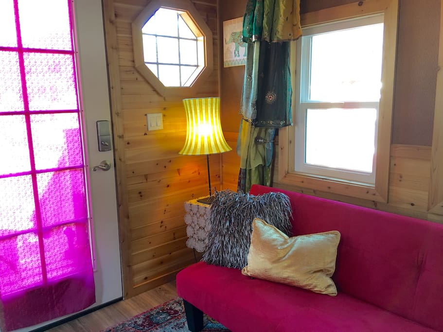 TINY HOUSE TOWN: The Gypsy Wagon Tiny House (150 Sq Ft)