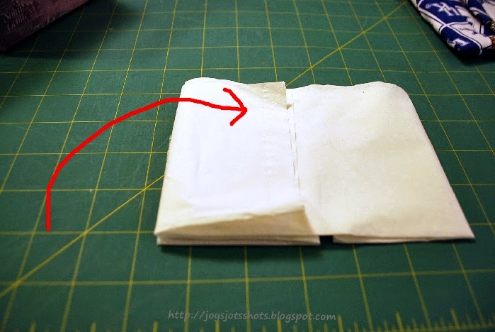 Joy's Jots, Shots & Whatnots: Folding Tissue for Small Tissue Holders