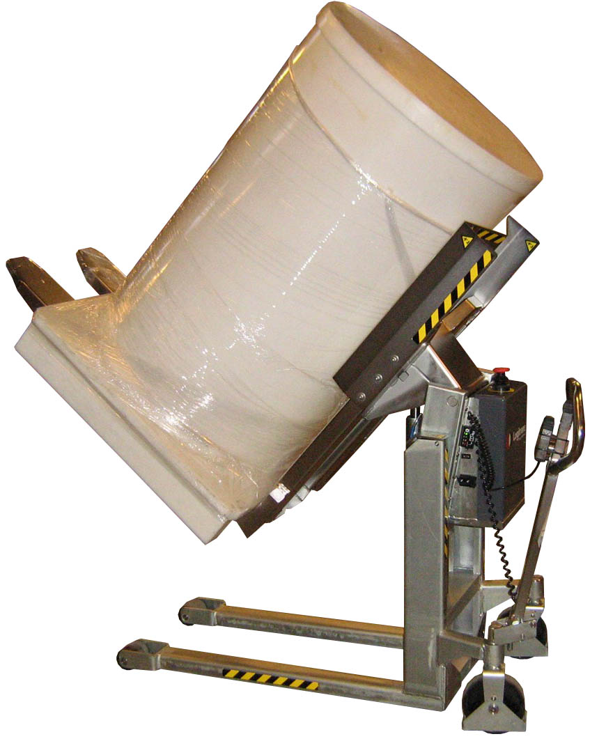 Packline Materials Handling: Stainless Steel ‘Logi-Tilt’ Lifting Equipment