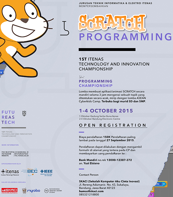 SKACI Pencetak Anak Jago Komputer: Poster Lomba "Futureastech Scratch ...